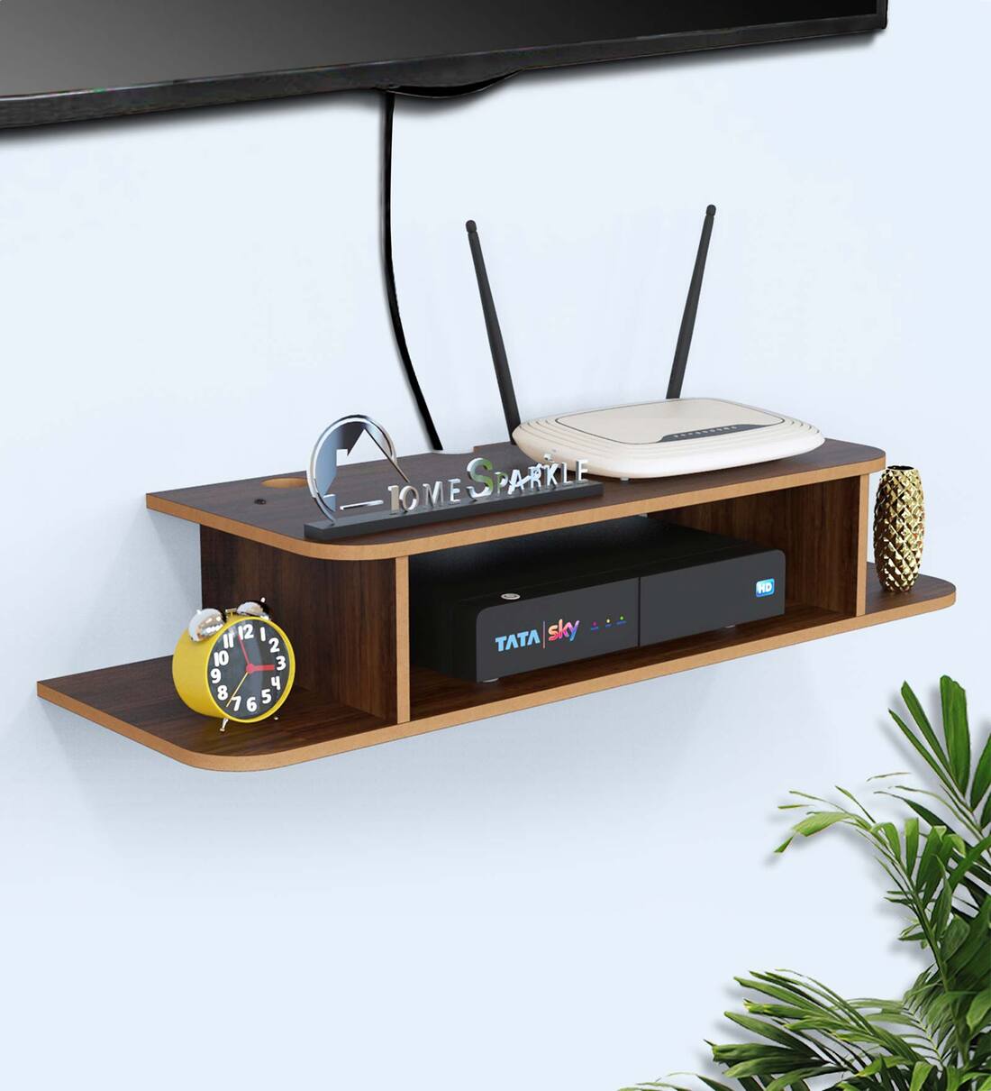 Buy Floating MDF Set Top Box By Home Sparkle Online - Set Top Box ...