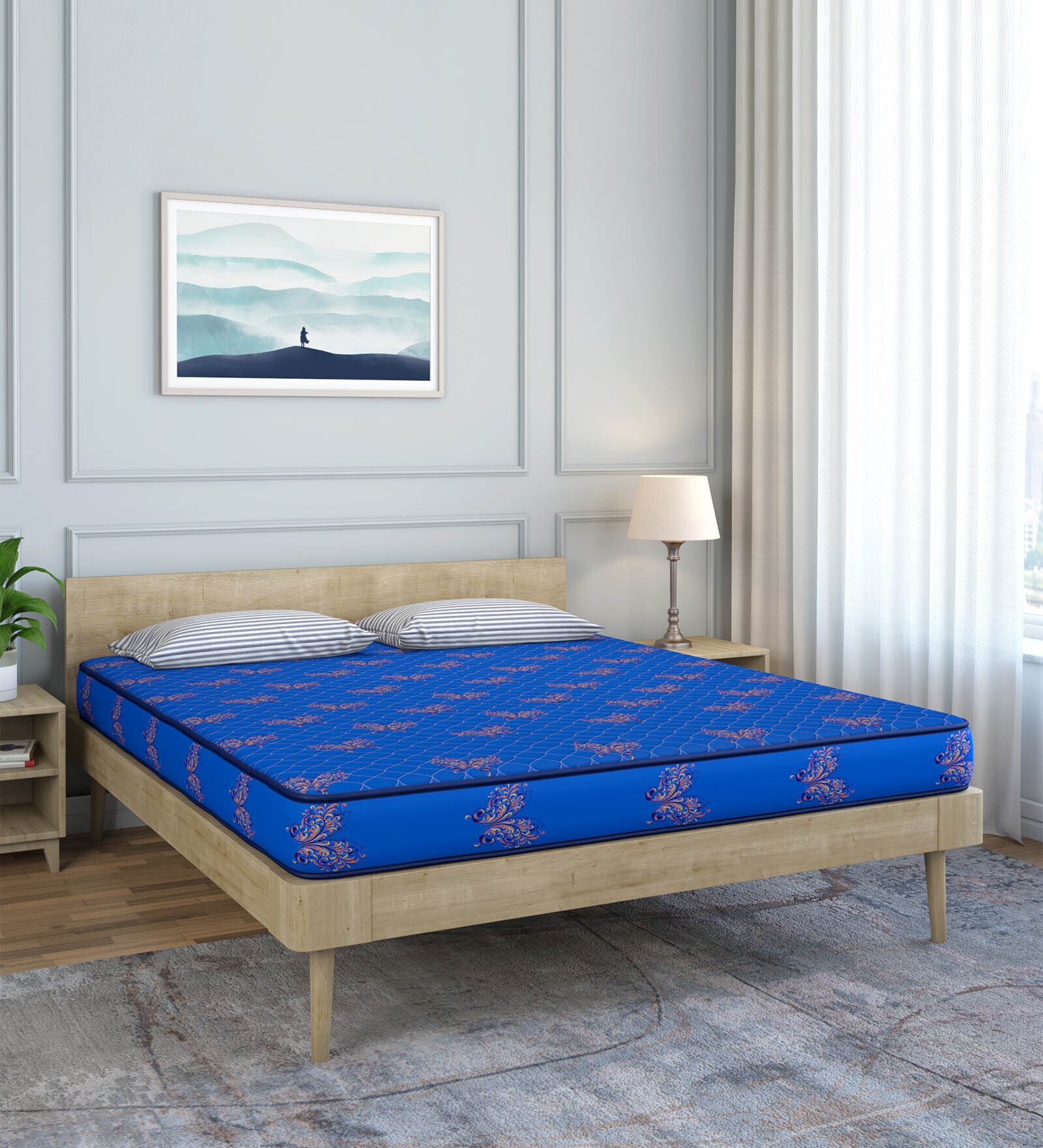 Buy Floatel Reversible Foam 4 Inch Queen Size Mattress by Nilkamal at ...