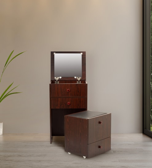 Buy Flip-up Dressing Cabinet in Wenge Finish at 55% OFF by Solace Craft ...