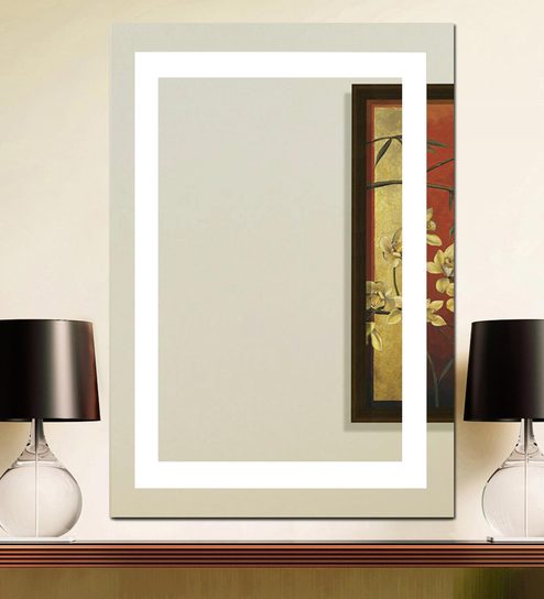 Buy Transparent Glass Difficult LED Mirror Online - LED Mirrors ...
