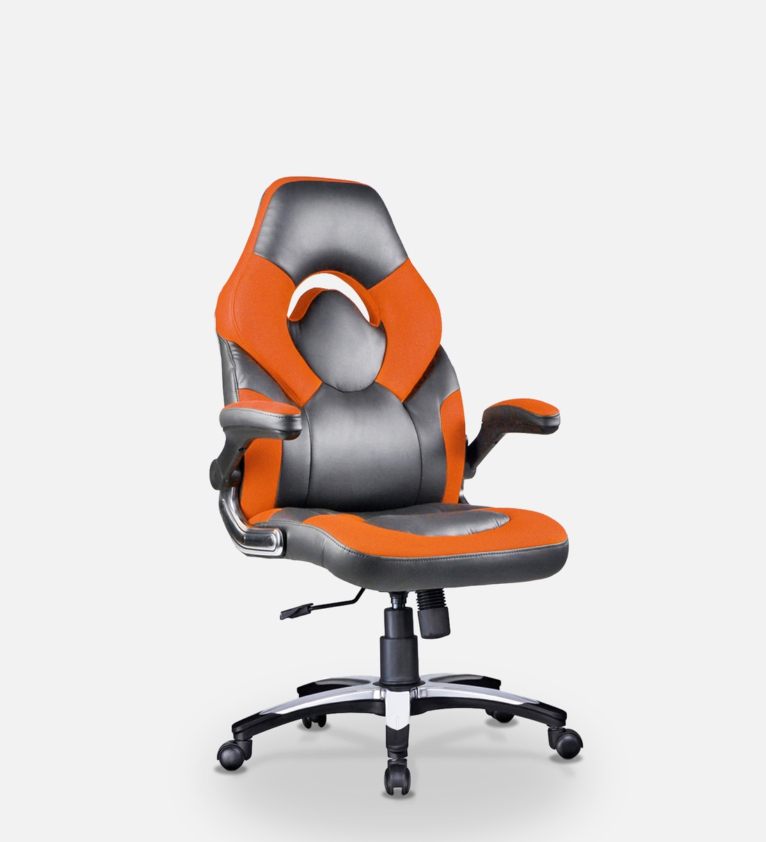 Buy Gaming Executive Chair In In Black & Orange Colour Online ...