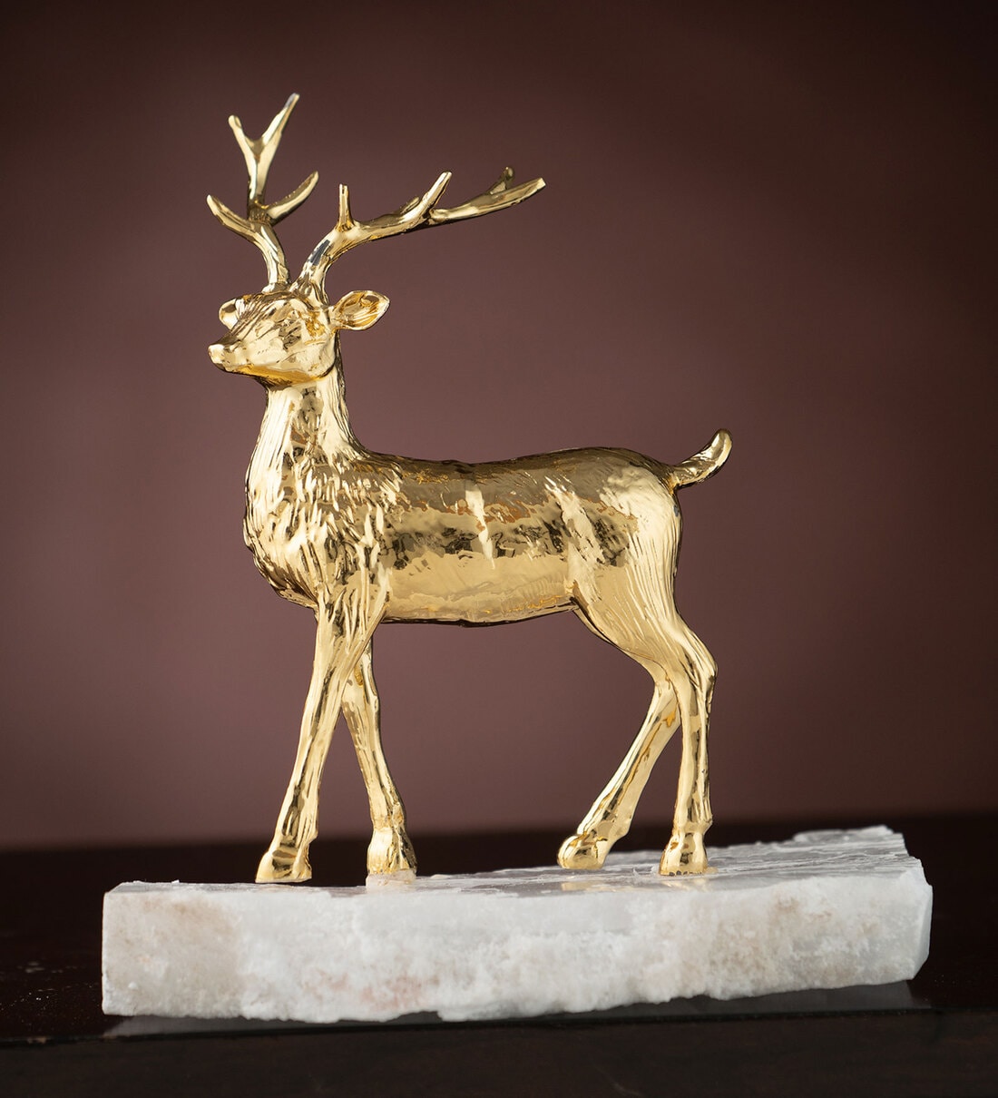 Buy Gold & Marble Natural Stone Animal Figurines Online - Animal ...