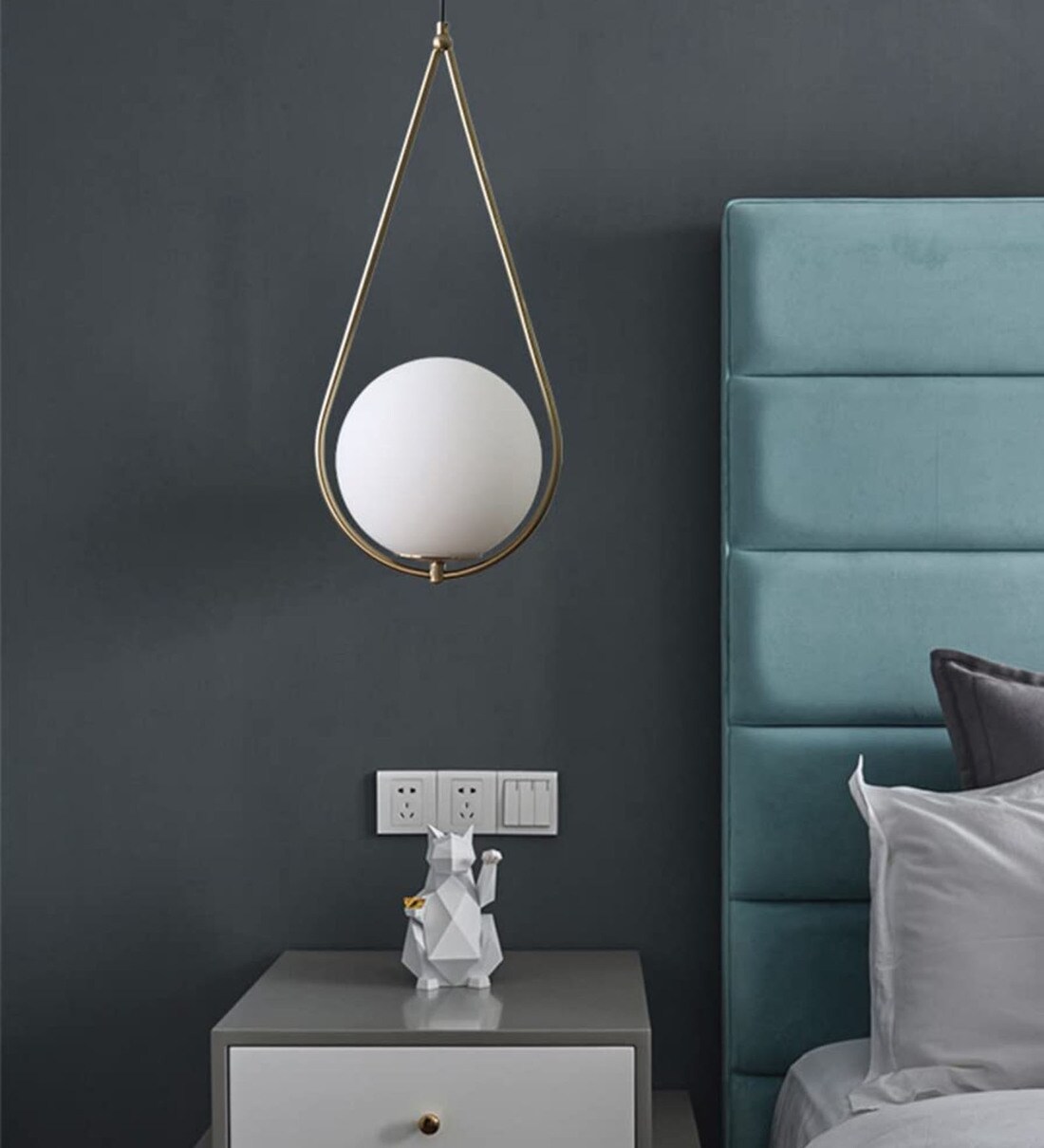 Buy Gold Metal Darwin Hanging Pendant Light By Wakefit Online - Cluster ...