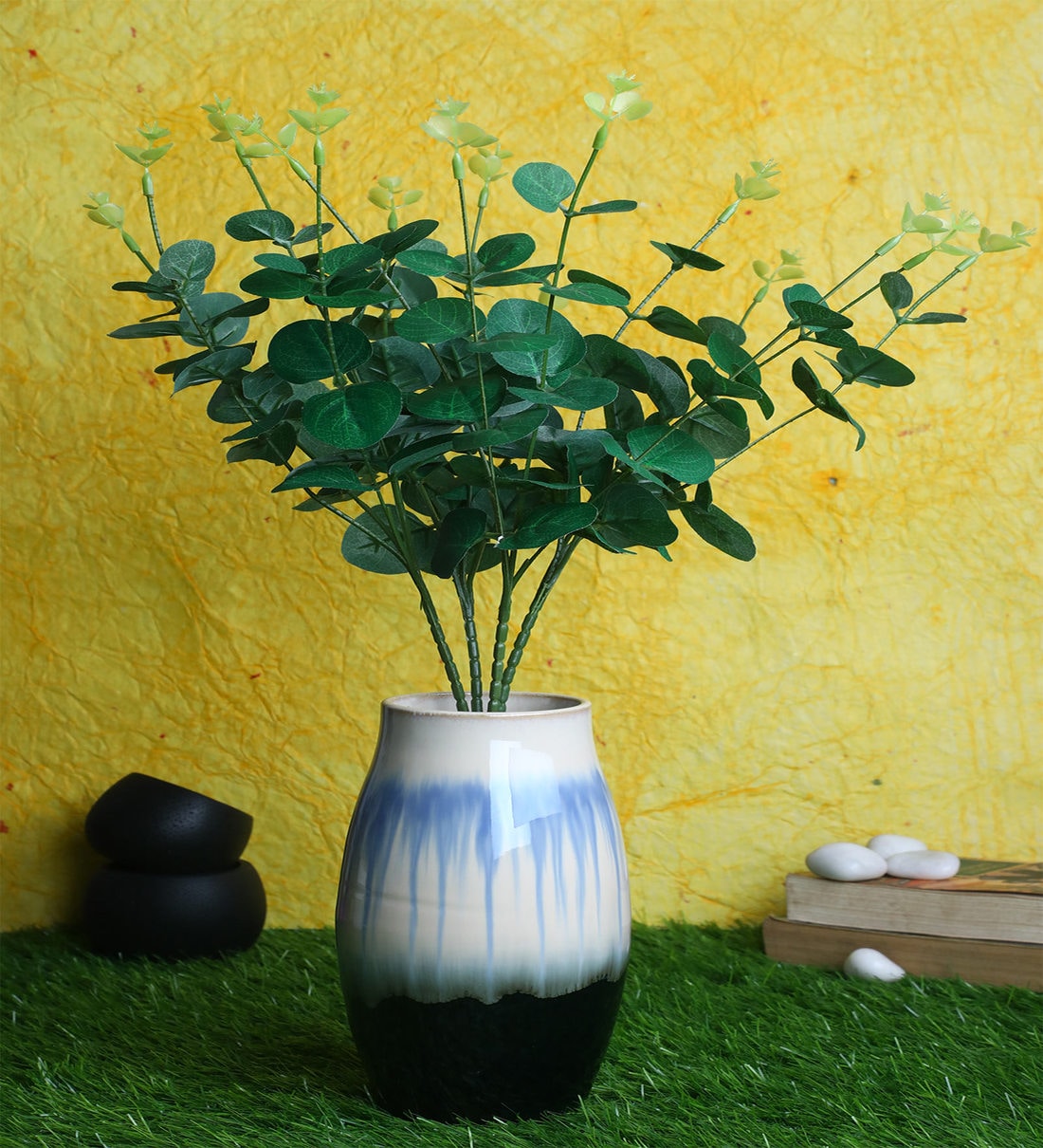 Buy Polyester Daisy Without Pot Artificial Plant at 36% OFF by ...
