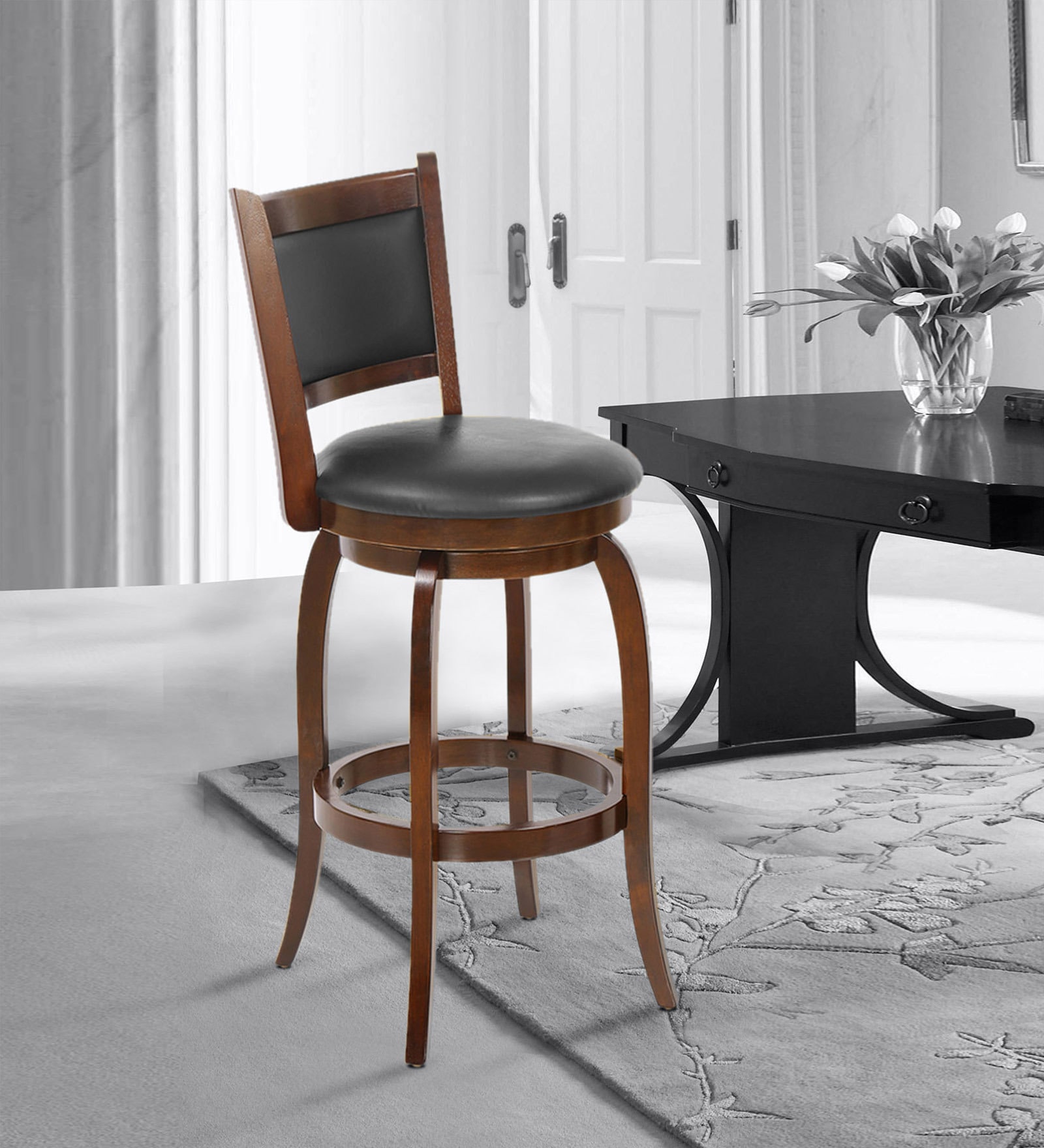 Buy Grant Leatherette Bar Stool in Espresso Colour at 30% OFF by @home ...