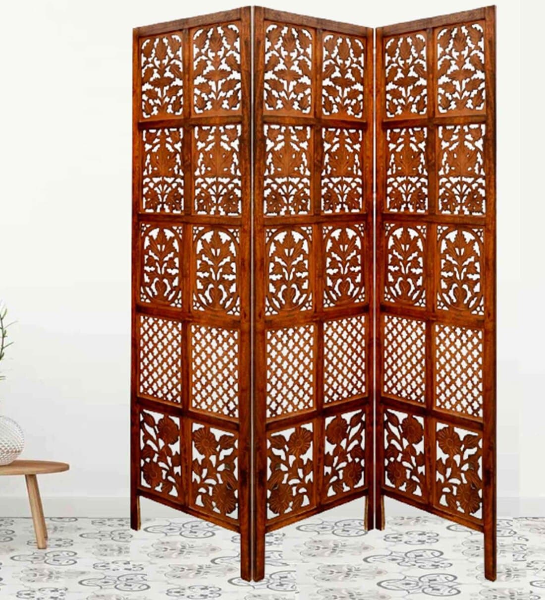 Buy Handcarved Mdf Bonita Room Divider Seprator at 19% OFF by Shilpi ...
