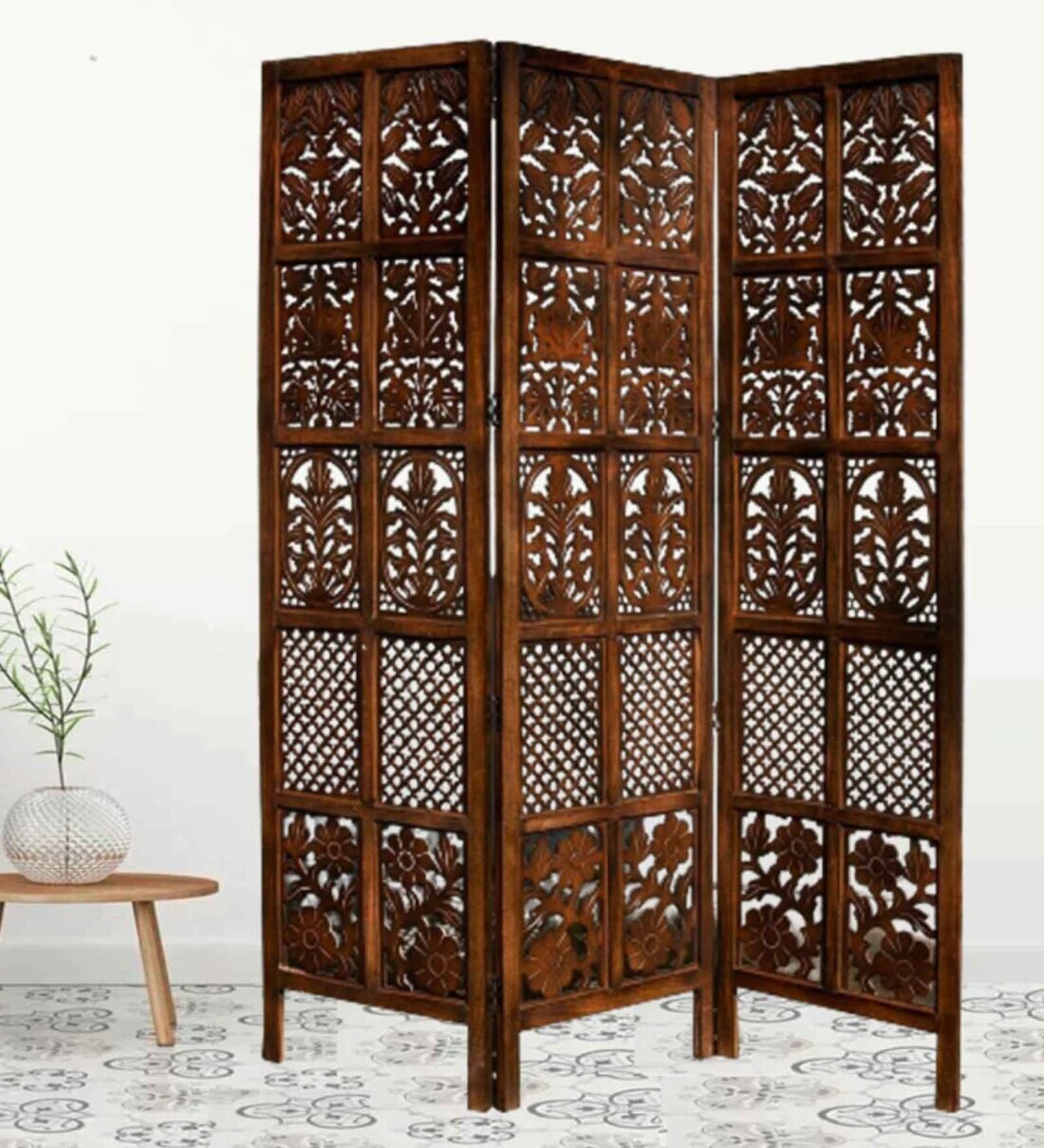 Buy Handcarved Mdf Zrava Room Divider Seprator at 32% OFF by Shilpi ...