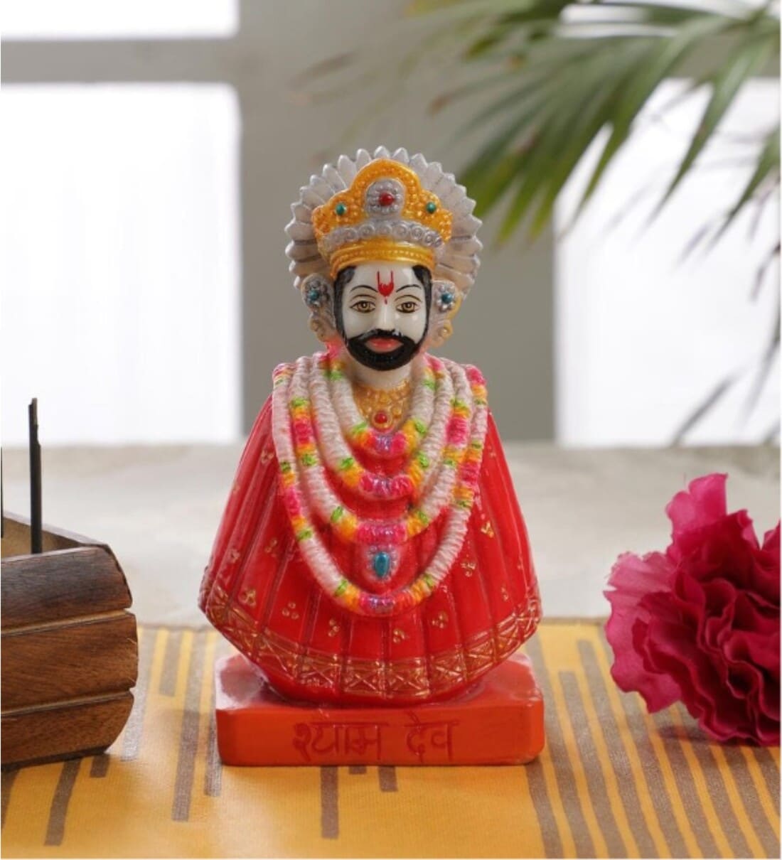 Buy Handpainted Shyam Dev Idol at 35% OFF by Chaque Decor | Pepperfry