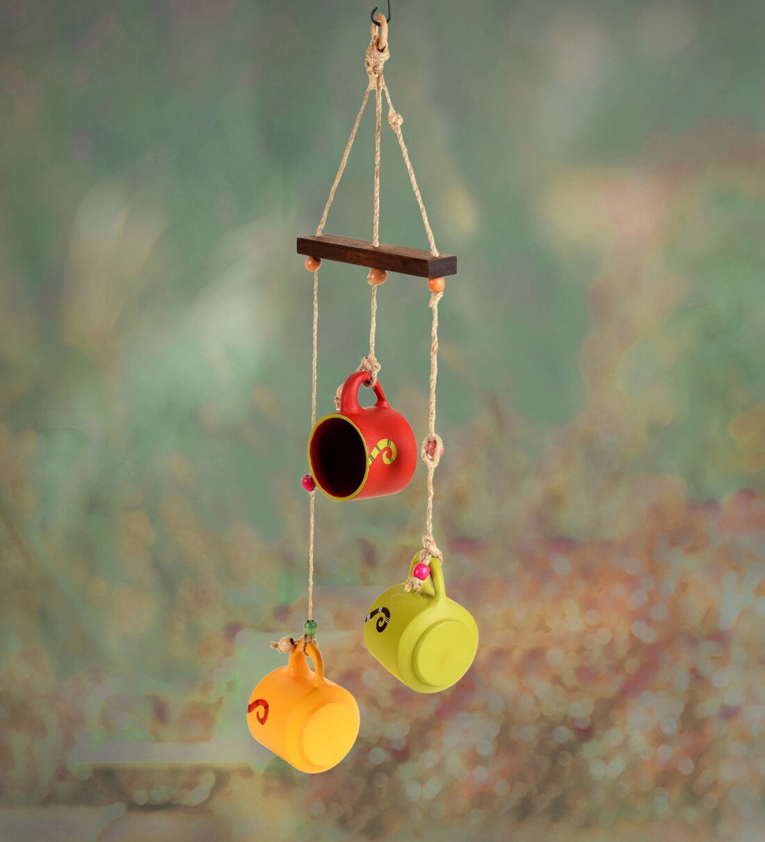 Buy Hanging Khullads Multicolour Terracotta Wind Chime at 32% OFF by ...