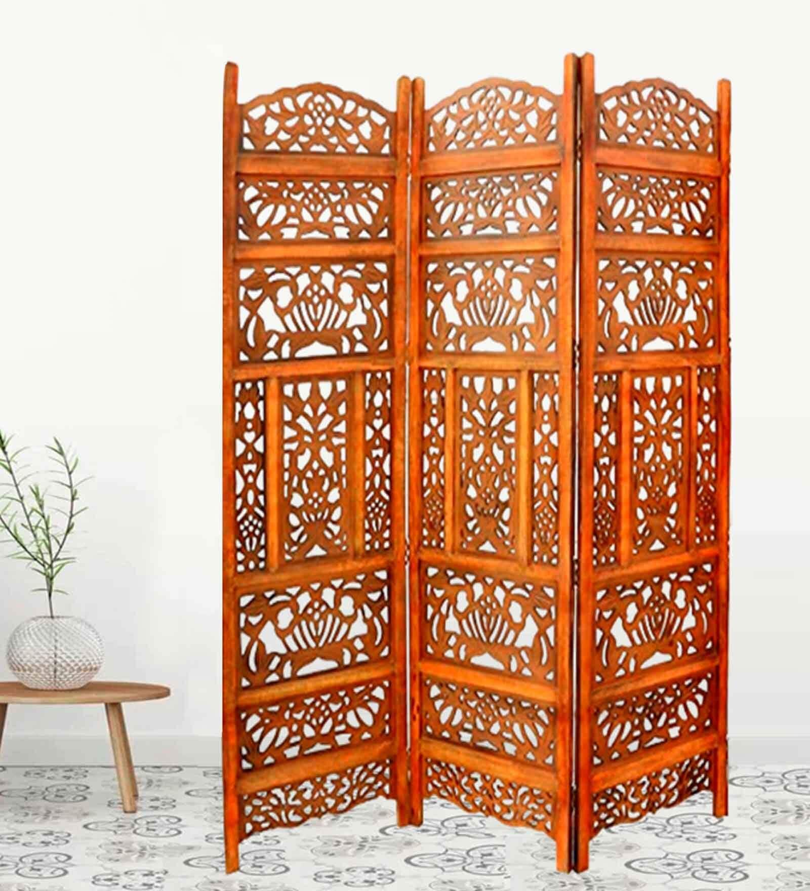 Buy Handcarved Mdf Bayberry Room Divider Seprator at 19% OFF by Shilpi ...