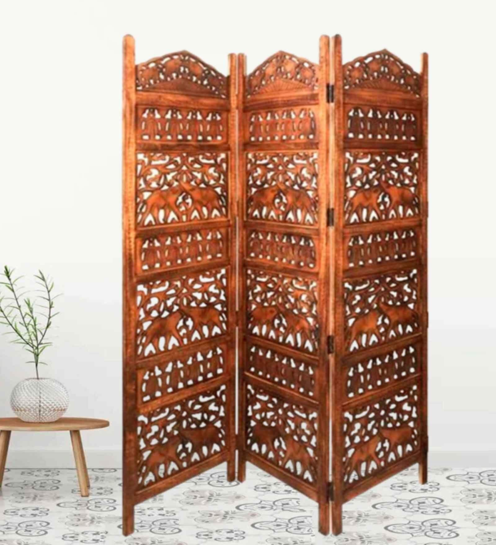 Buy Handcarved Mdf Blaze Room Divider Seprator at 13% OFF by Shilpi ...