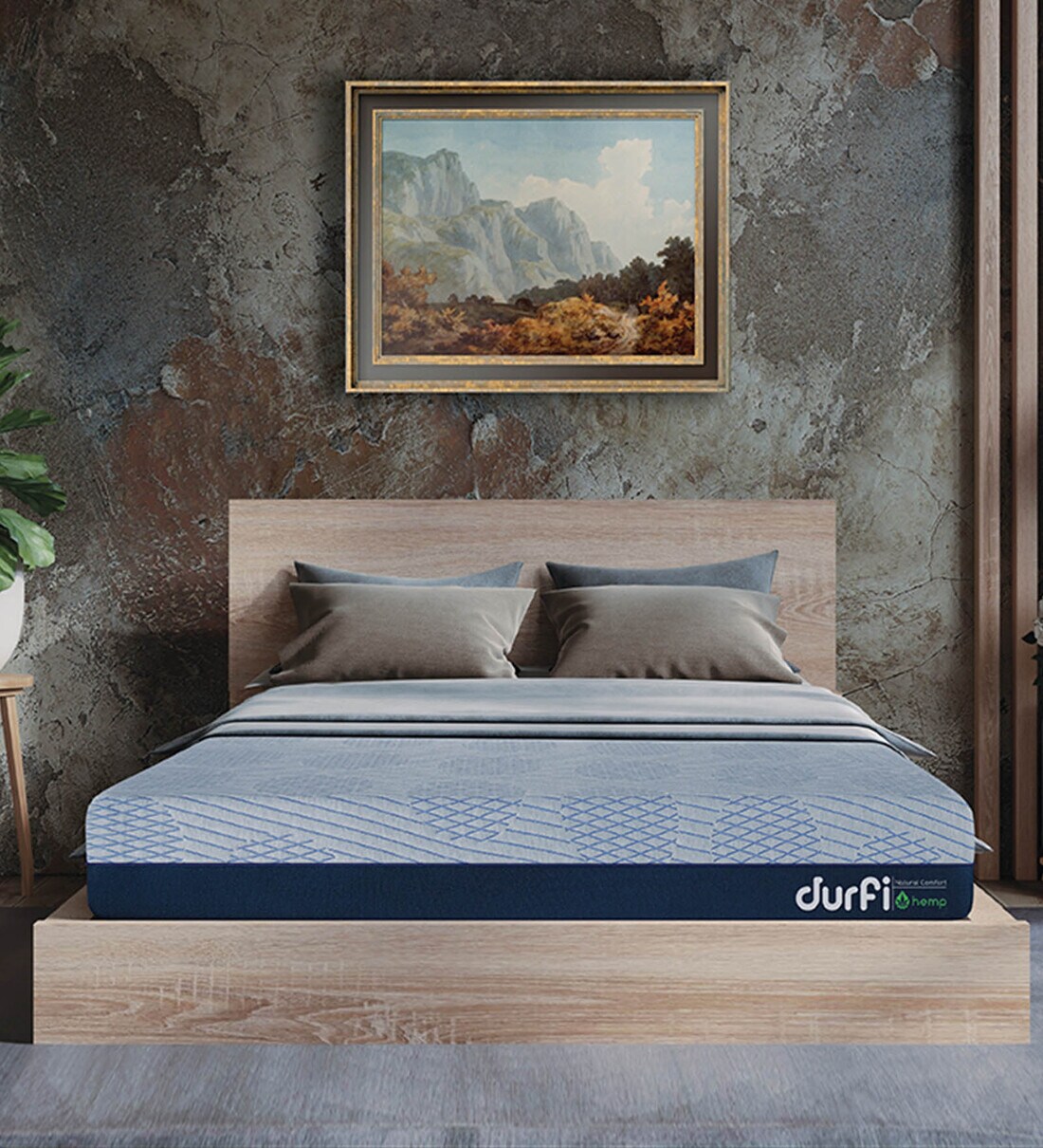 Buy Hemp Organic Orthopedic 8 inch Memory Foam Queen Size Mattress ...