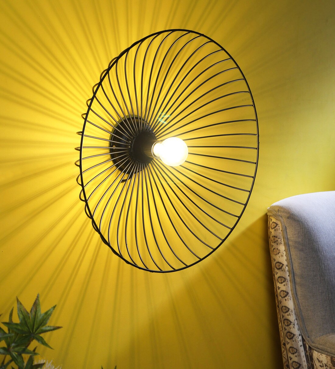 Buy Henley Black Metal Wall Lights - CasaCraft By Pepperfry at 61% OFF ...