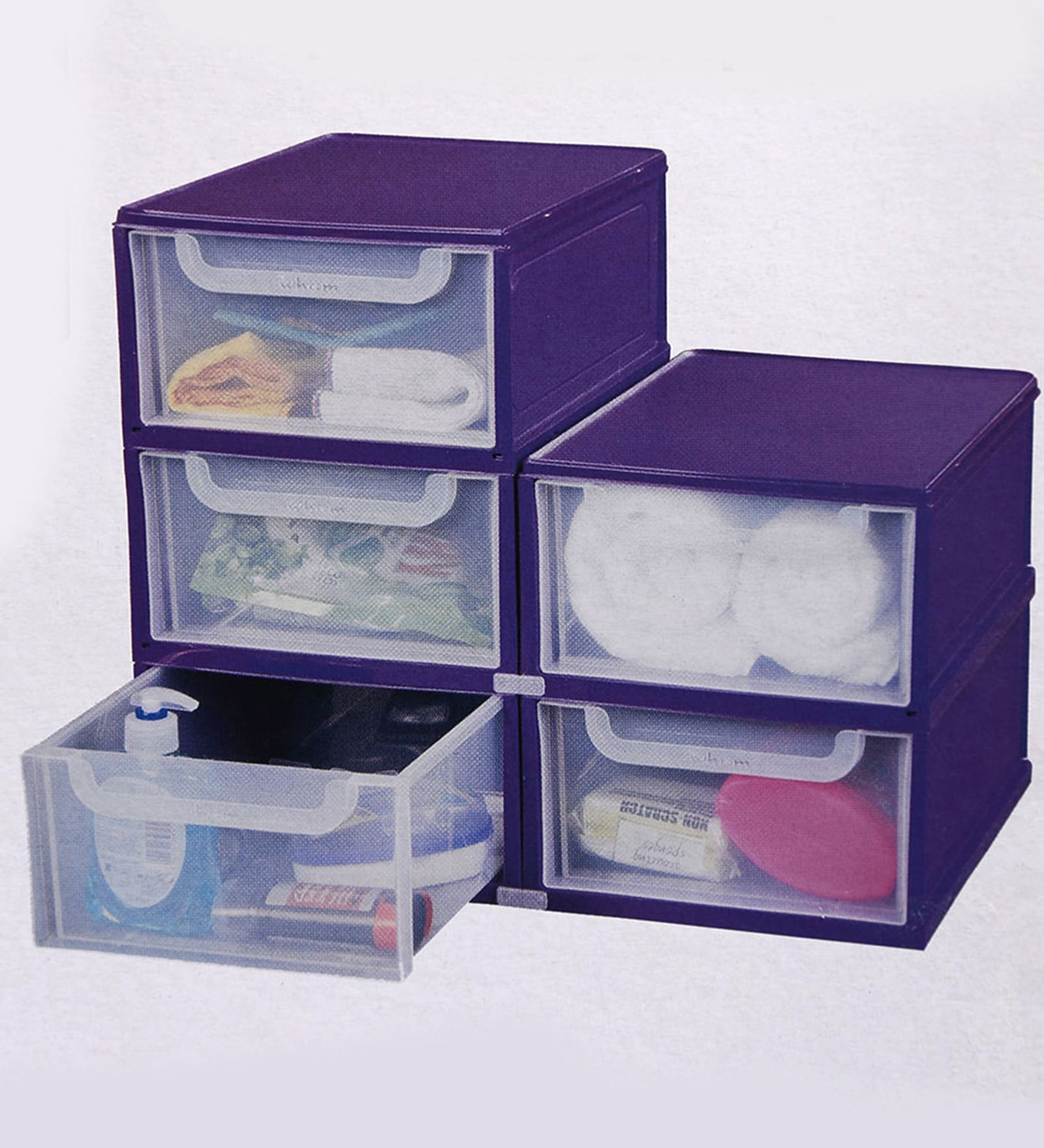 Buy HomeStop Plastic Purple Wham Uni Store Box Online - Shelves & Racks ...