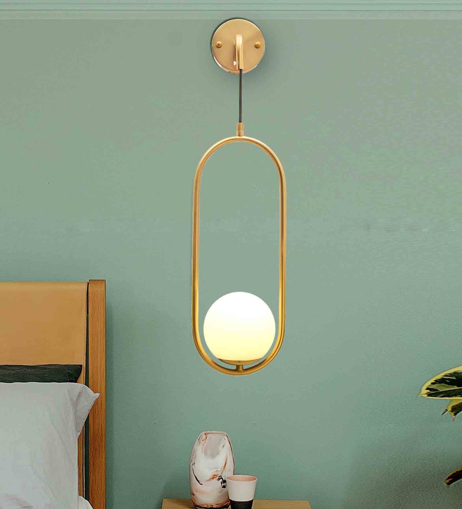 Buy Imogen White Globe Wall Lamp by Kapoor LampShades at 34% OFF by ...
