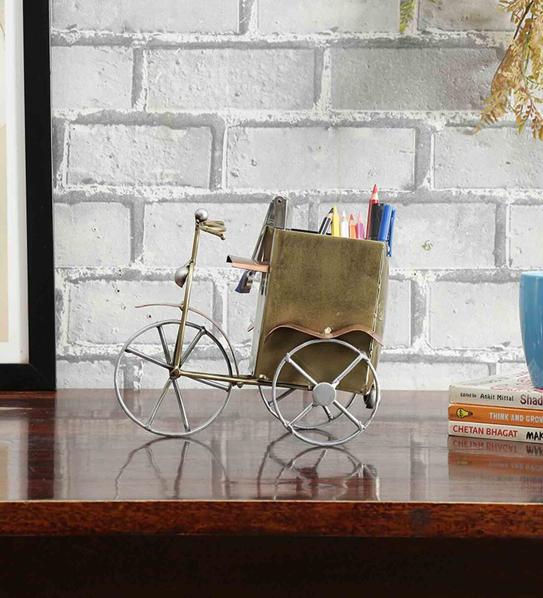 Buy Iron Cycles Pen Stand Online - Pen Stands - Table Organizers - Home ...