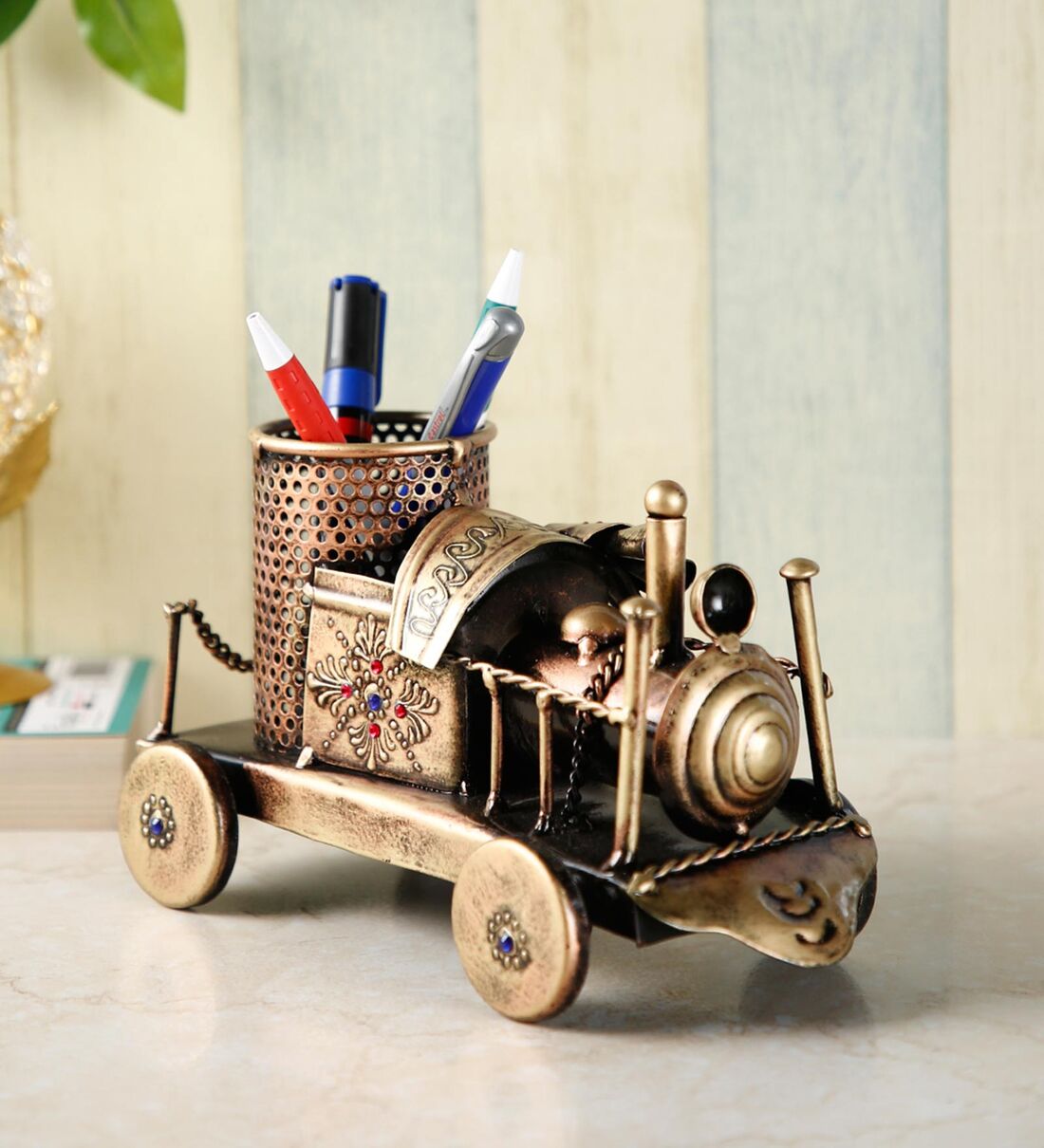 Buy Iron Handcrafted Train Engine Showpiece at 32% OFF by CraftVatika ...