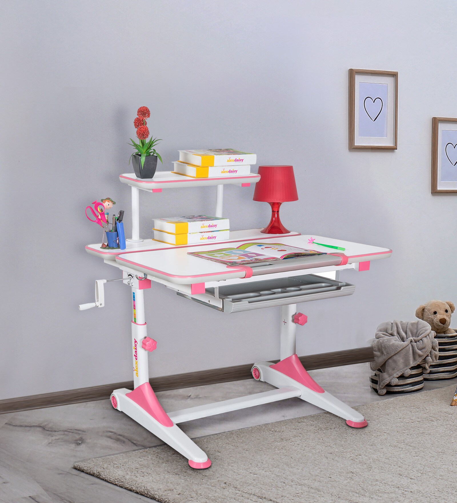 Buy Istudy Infant Desk in Pink Colour with at 8% OFF by Alex Daisy | Pepperfry