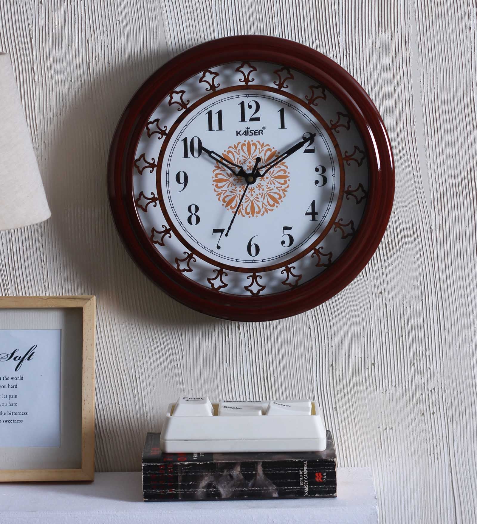 Buy Kaiser Cola Wood 11 x 1.7 x 11 Inch Wall Clock by Kaiser at 18% OFF ...