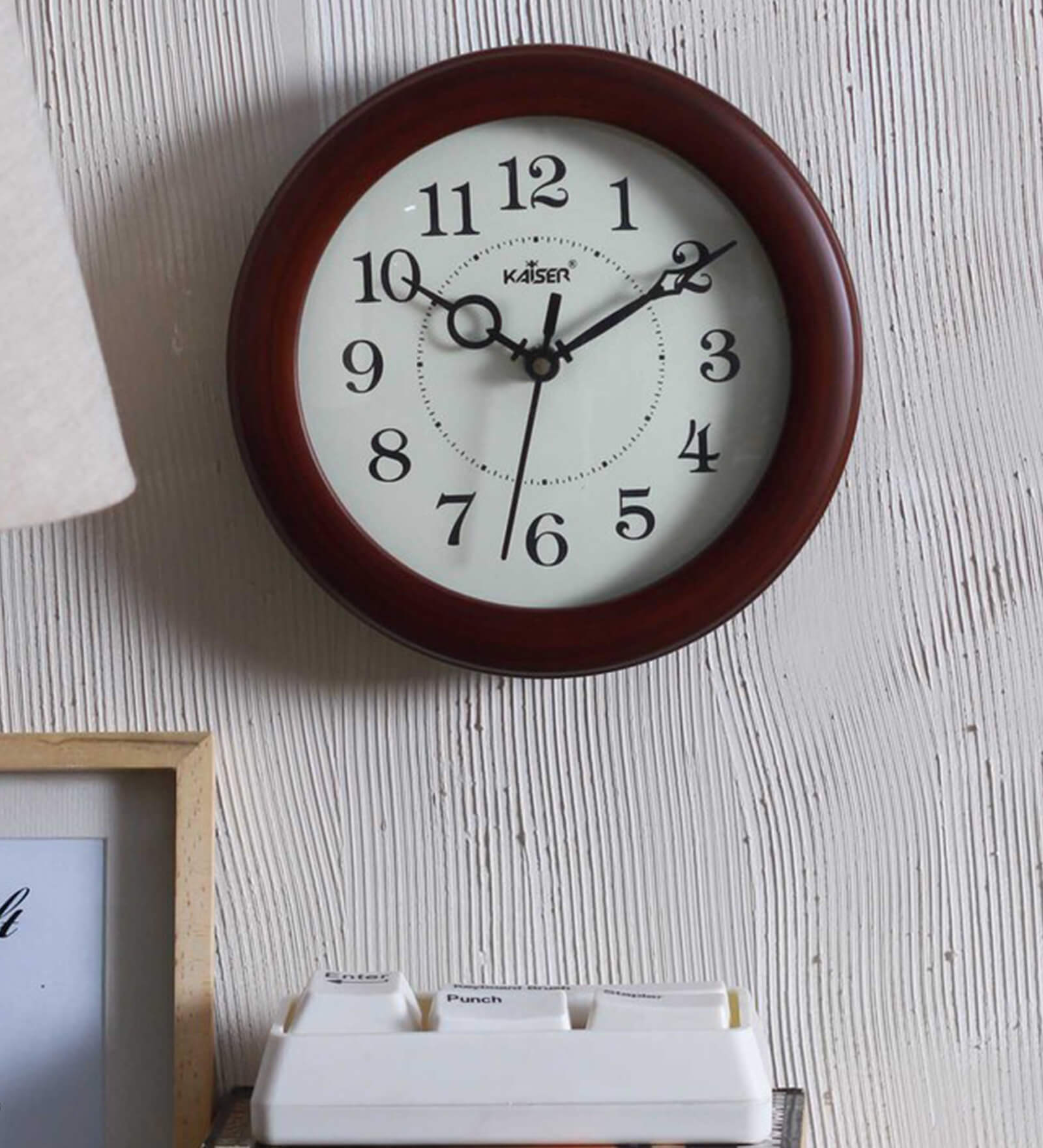 Buy Brown Solid Wood Cola Modern Wall Clock at 41% OFF by Kaiser ...