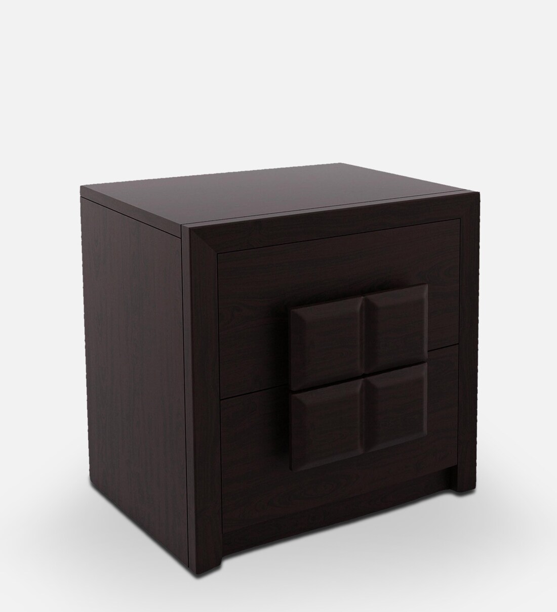 Buy Kosmo Choco Bedside Table in Vermont Finish with Drawers Online ...