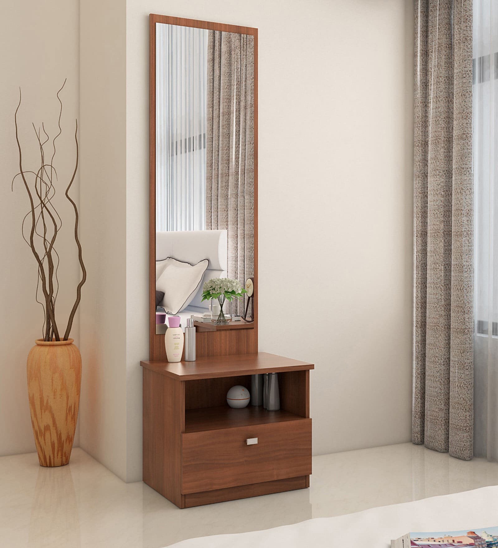 Buy Kosmo Dresser in Walnut Rigato Woodpore Finish Online - Dressers ...