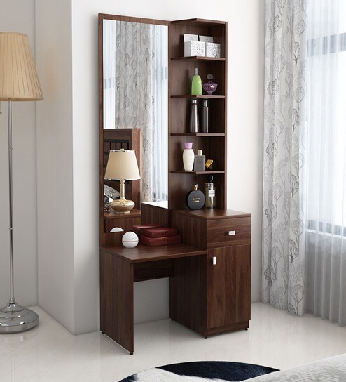 Buy Kosmo Premium Dressing Unit in Sheesham Woodpore Finish Online ...