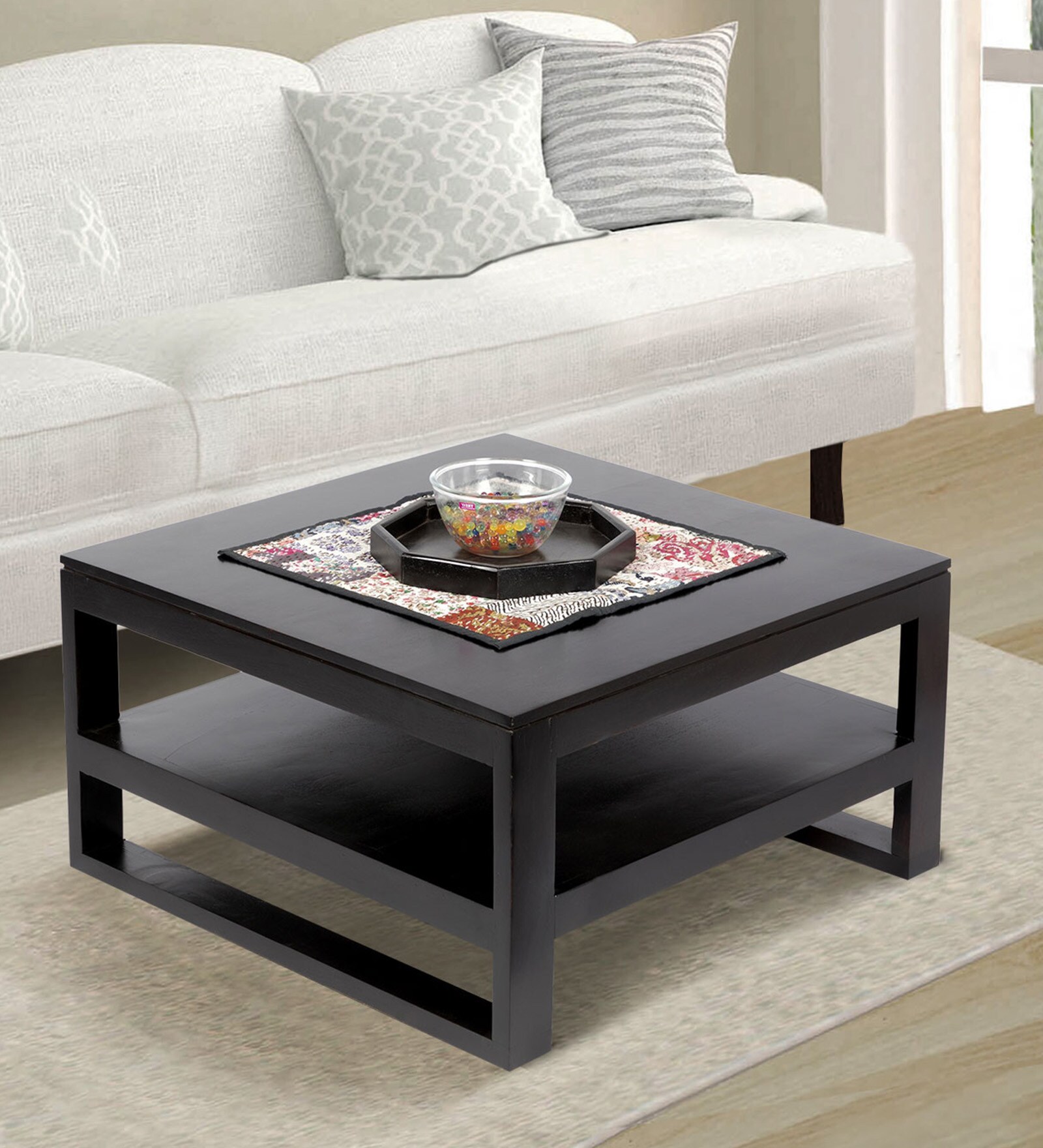Buy Rubi Coffee Table in Dark Walnut Finish at 1% OFF by Ikiriya ...