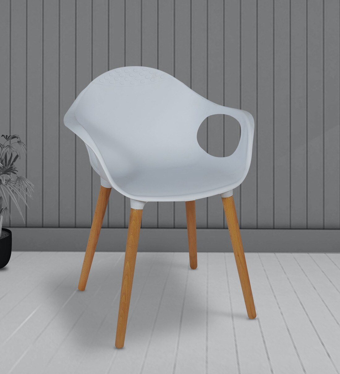 Buy Leonie Cafe Chair in White Colour by Creative Seating System at 16% ...