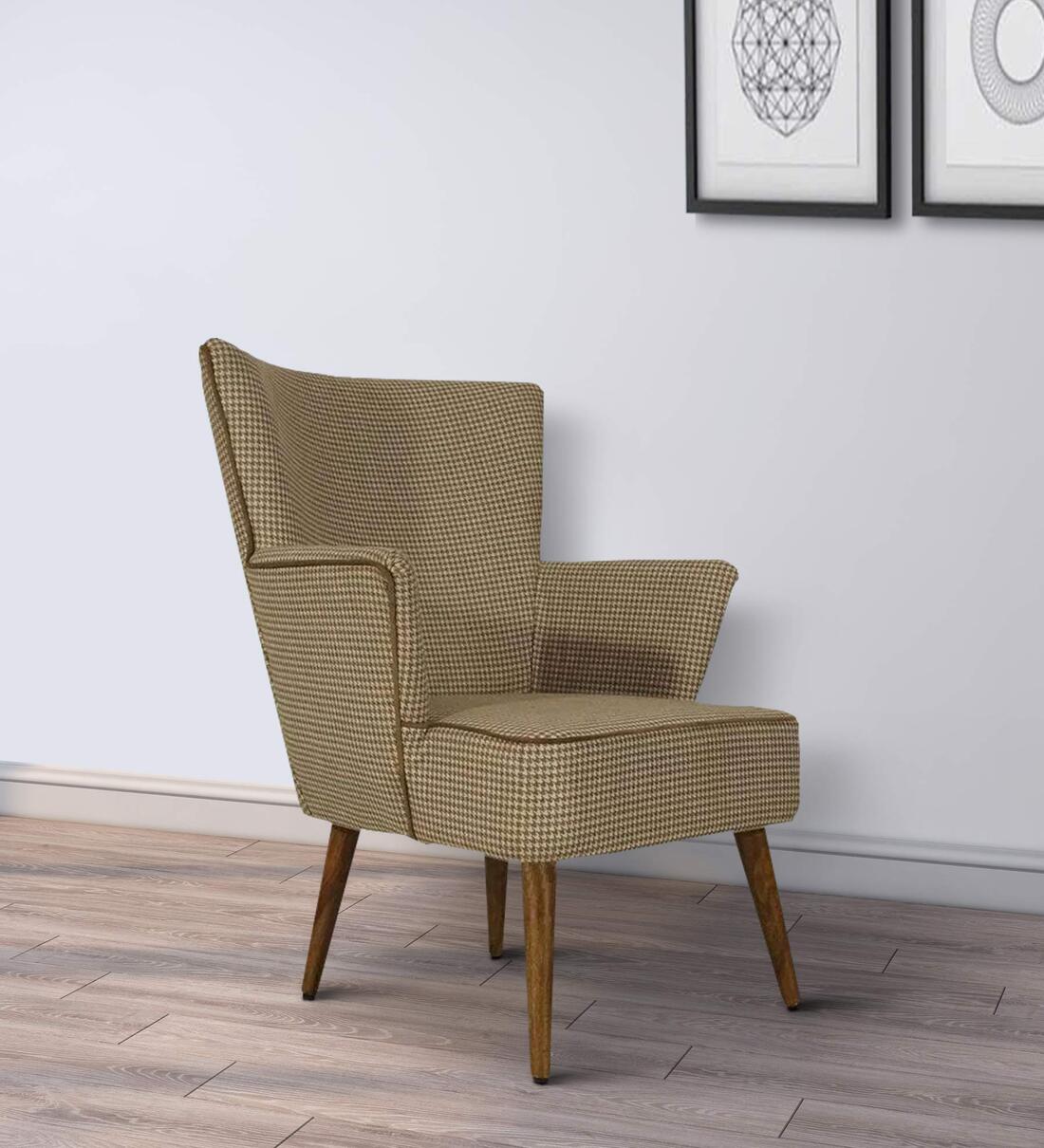 Buy Tavira Full Back Lounge Chair In Brown Colour at 25% OFF by ...