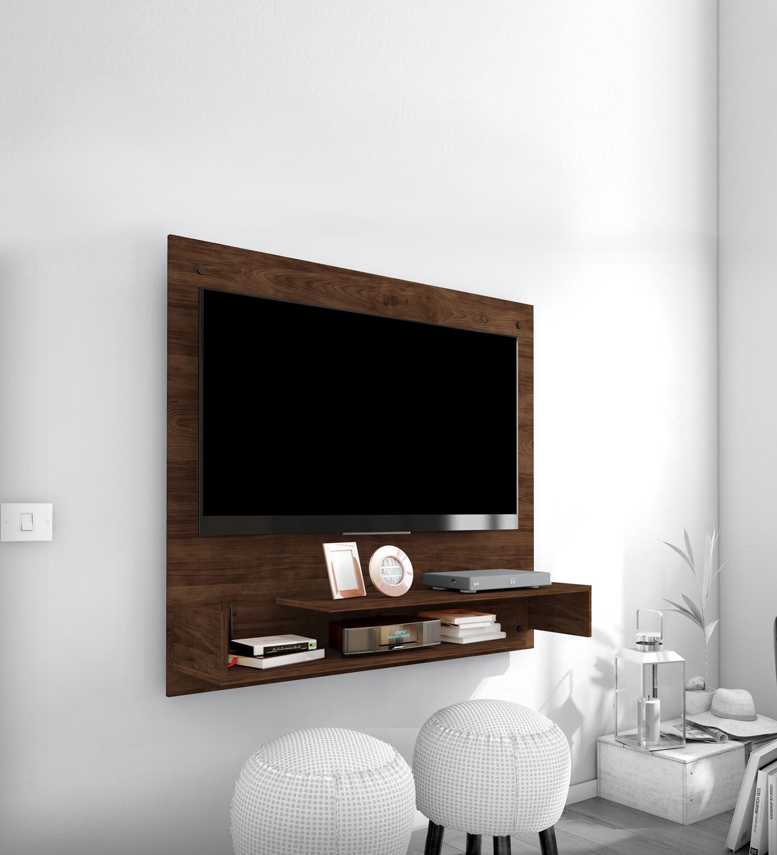 Buy Lizzy TV Unit in Havana Finish at 2% OFF by Colibri | Pepperfry
