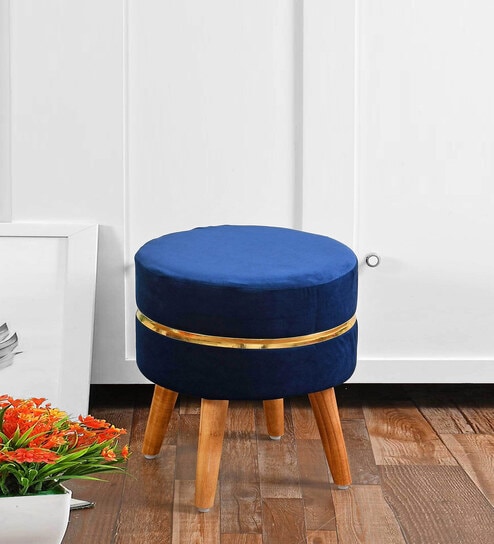 Blue Contemporary Seating Stool: Buy Blue Contemporary Seating Stool ...