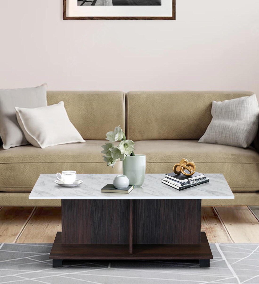 Buy Luna Coffee Table in Ash Wenge Finish at 50% OFF by Nilkamal ...