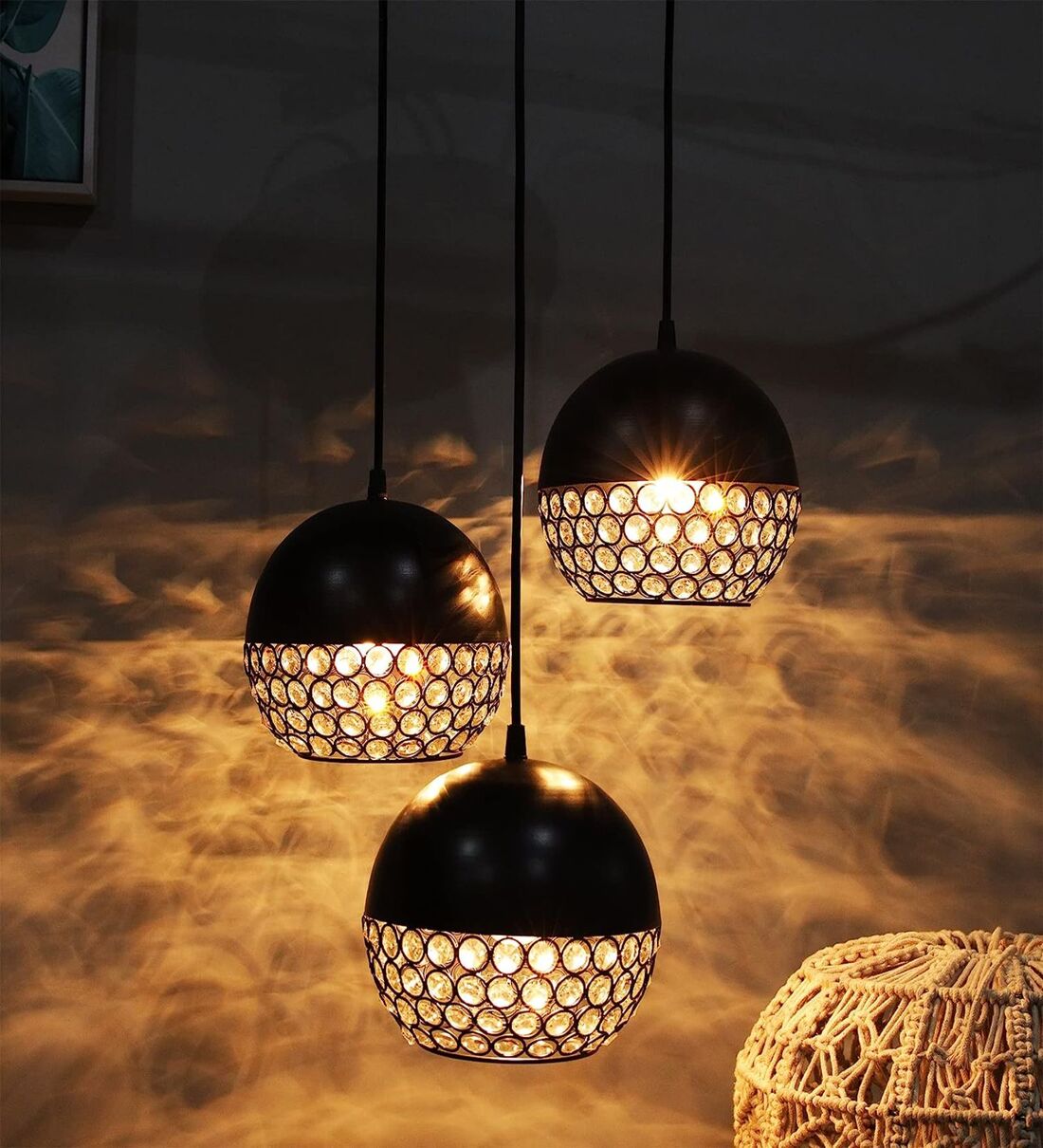 Buy Masakazu Black Metal Cluster Hanging Light by Homesake at 45% OFF ...