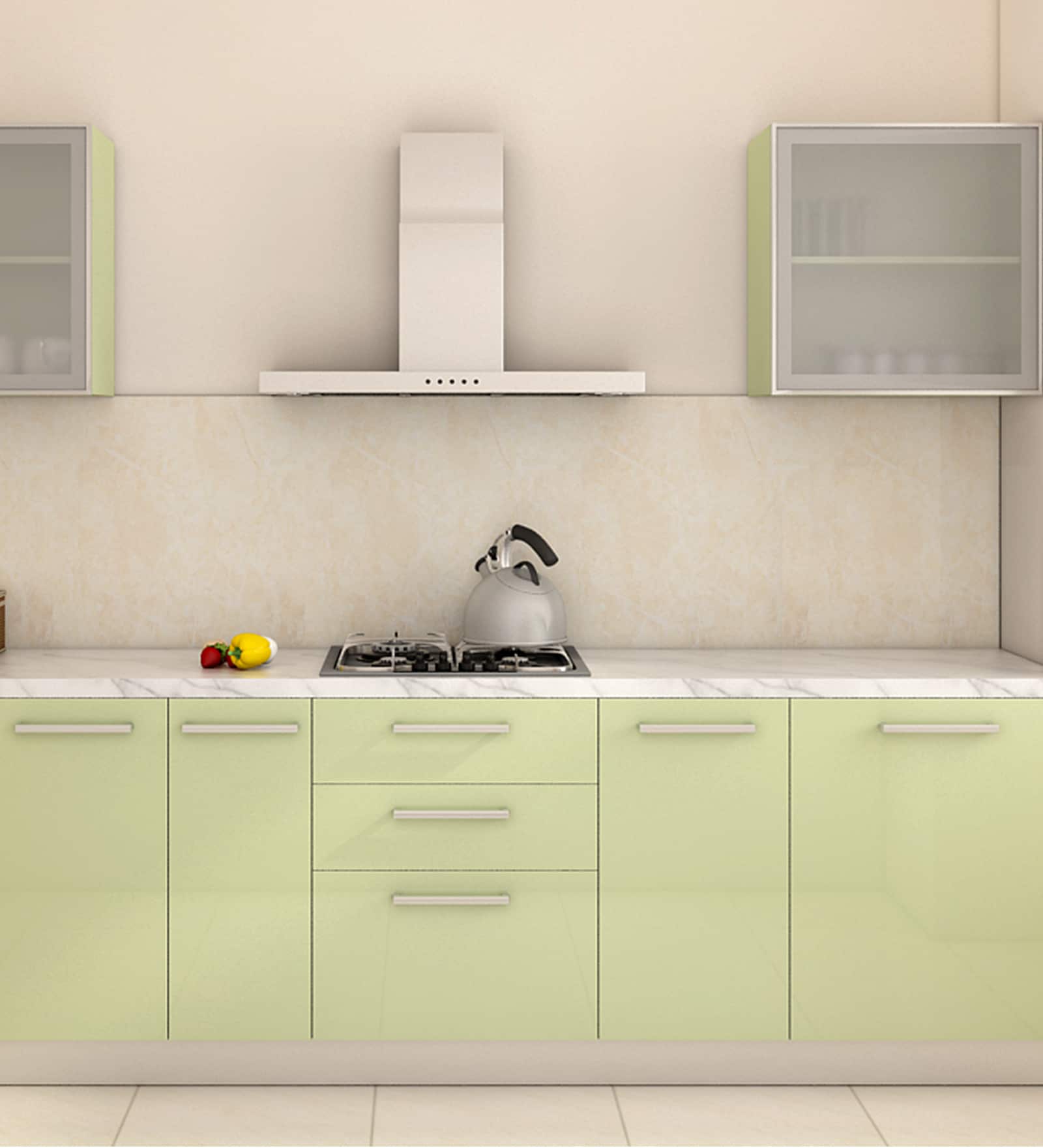 Buy Magnus Parallel Modular Kitchen Designed in MDF Online - Parallel ...
