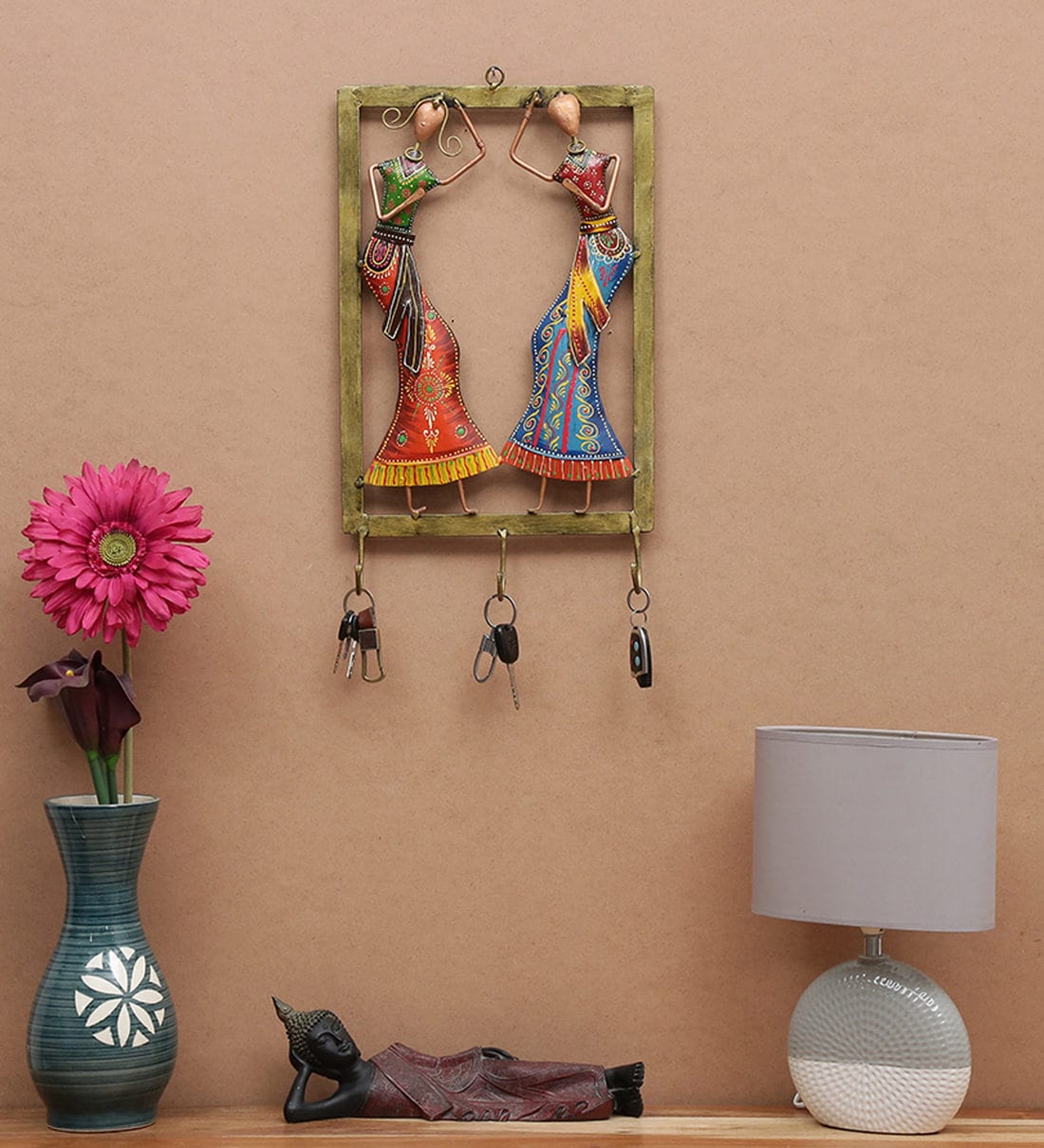 Buy Metal Decor Dancing Lady Key Holder By Godeccor at 43% OFF by ...