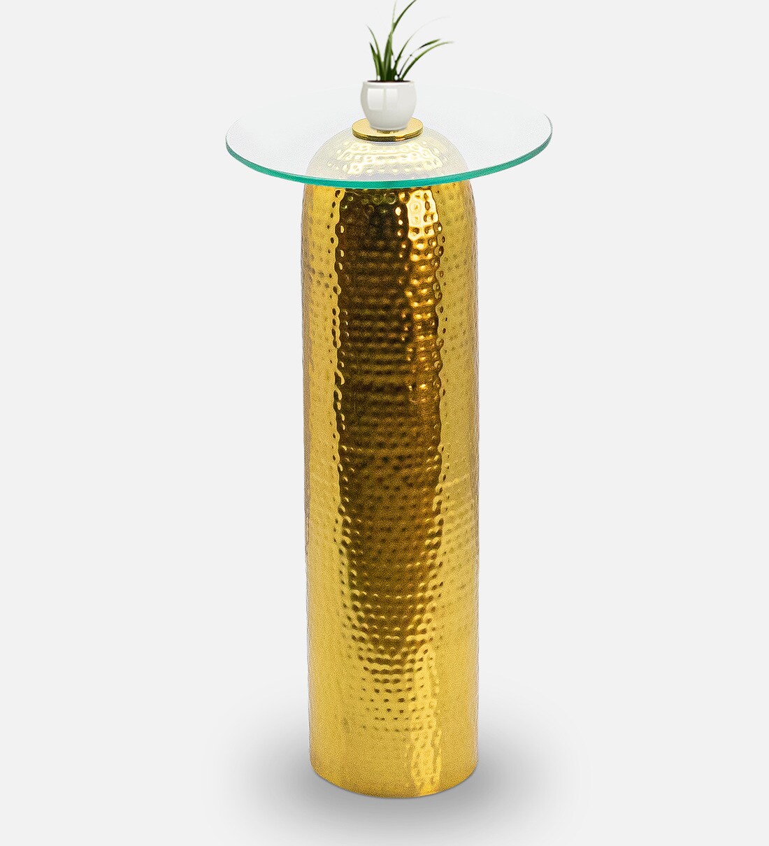 Buy Zalto Metal Small Coffee Table in Shiny Gold Colour Online ...