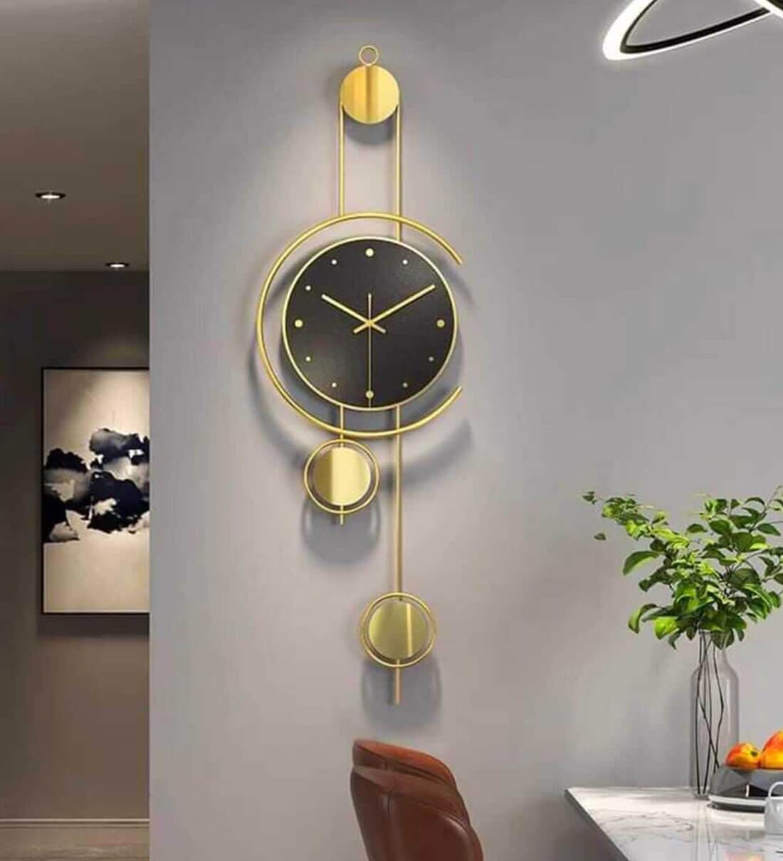 Buy Metal Sleek Wall Clock in Gold Color at 23% OFF by Indoorscape ...