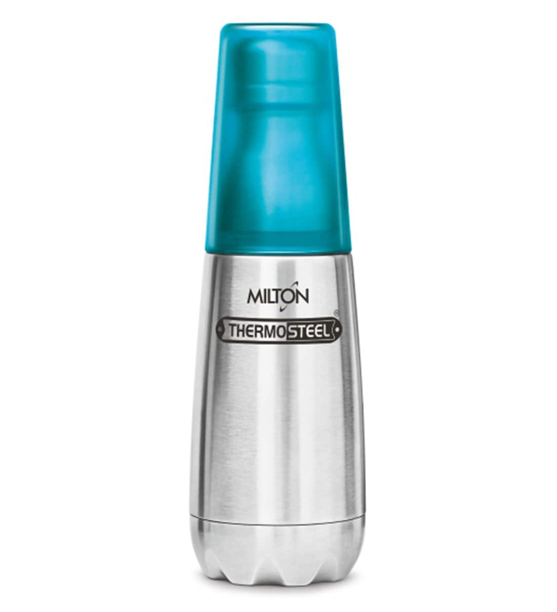 Buy Milton Vertex Thermosteel 500 ML Cyan Hot & Cold Water Bottle with ...