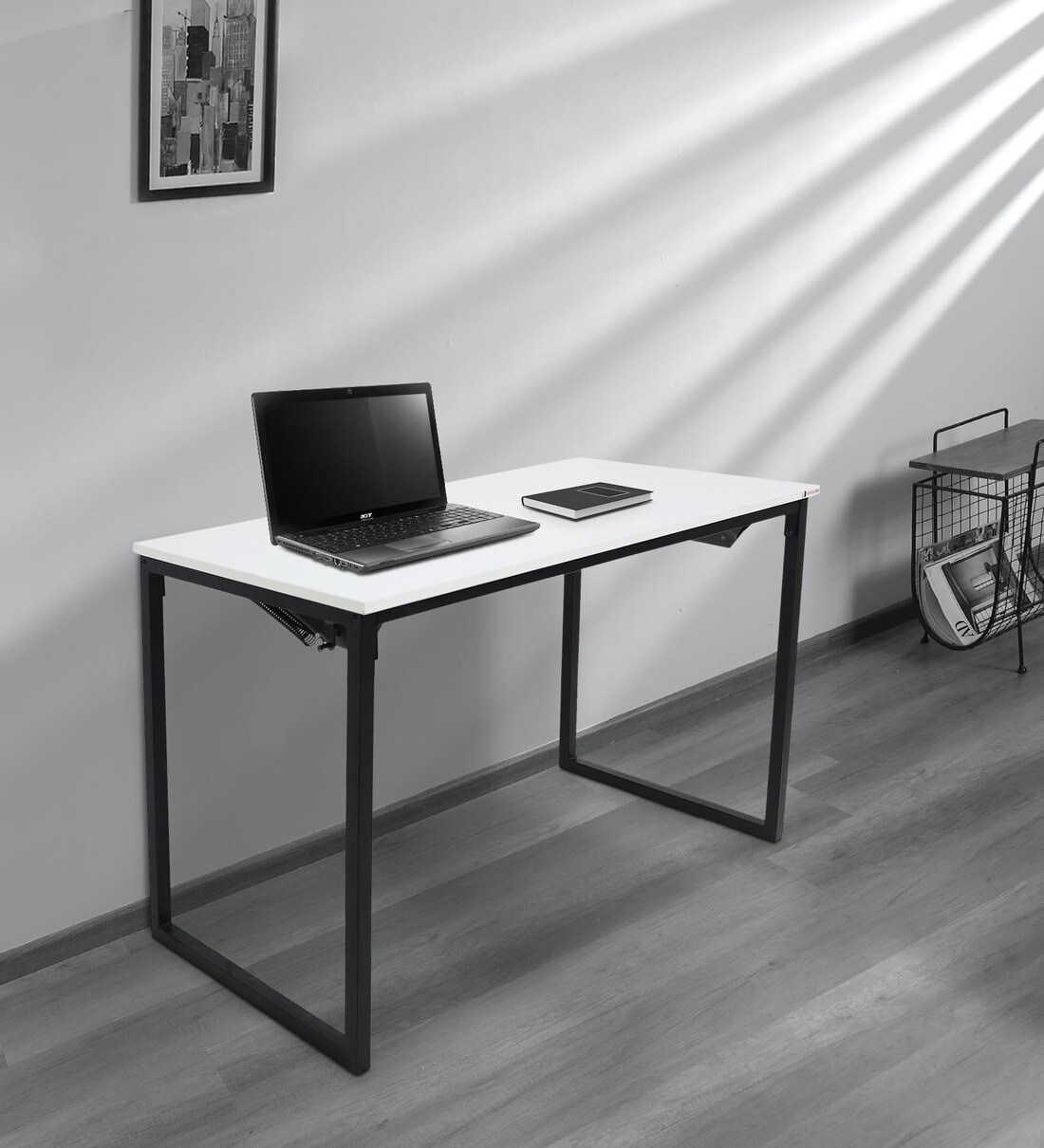 Buy Jackie Writing Table in Glossy White Finish at 15% OFF by ...