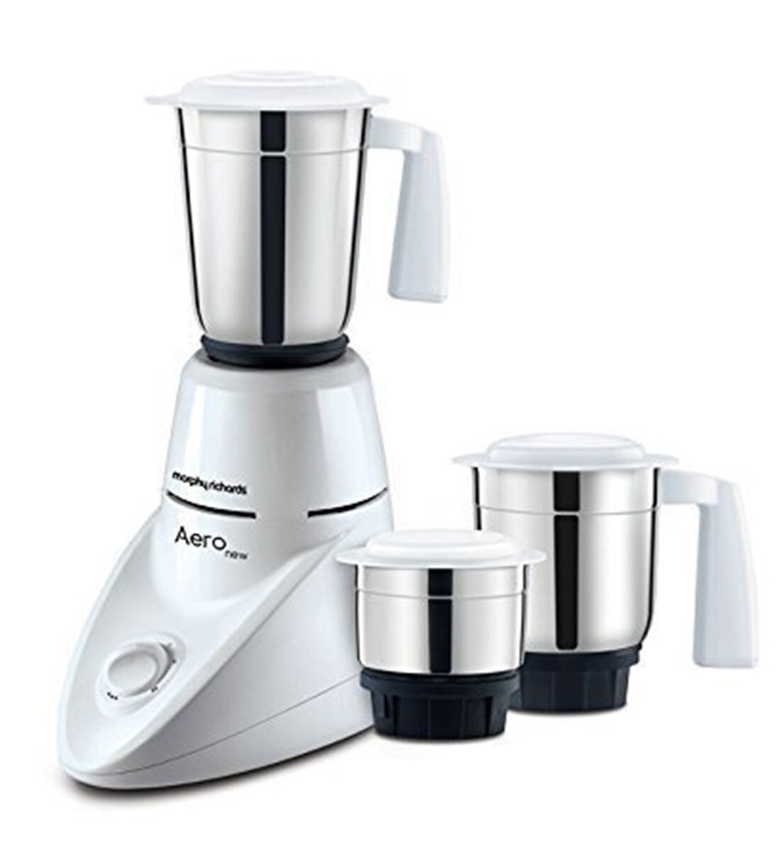 Buy Morphy Richards Aero Mixer Grinder 500-Watt with 3 Jars in White ...