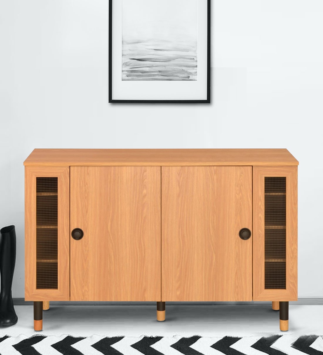 Buy Morvin 2 Door Shoe Cabinet in Teak Colour at 50% OFF by @home ...