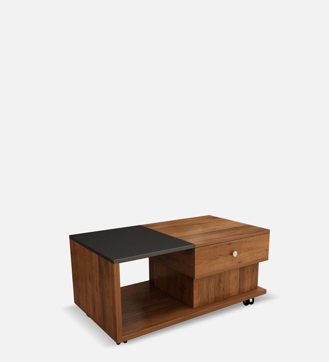 Buy Movable Coffee Table With Drawer in Multi-Colour Online ...