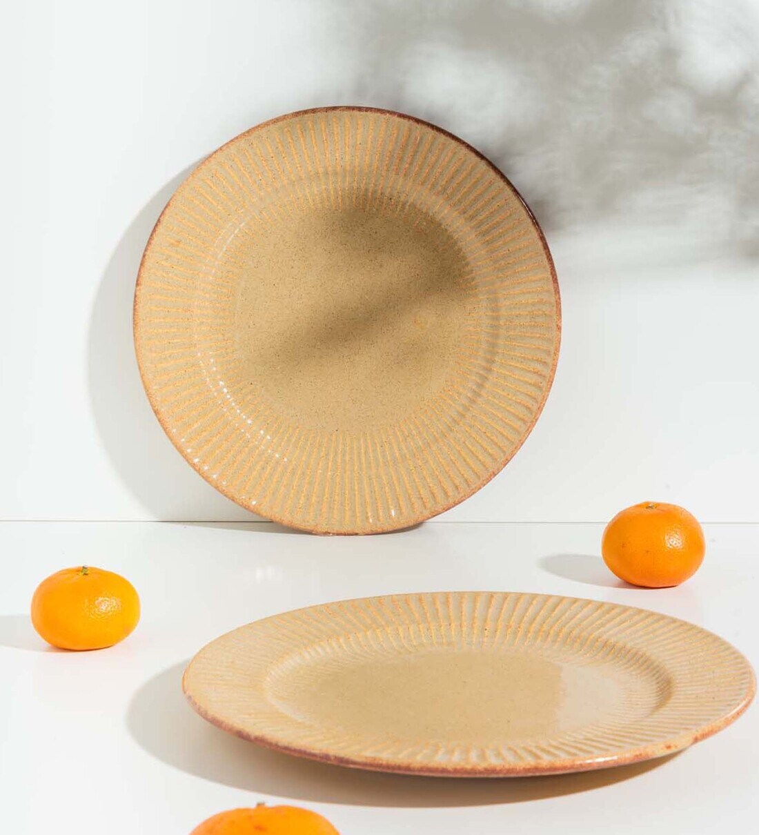 Buy Handmade 7 Inch Multicolour Ceramic (Set of 6) Side Plate at 10% ...