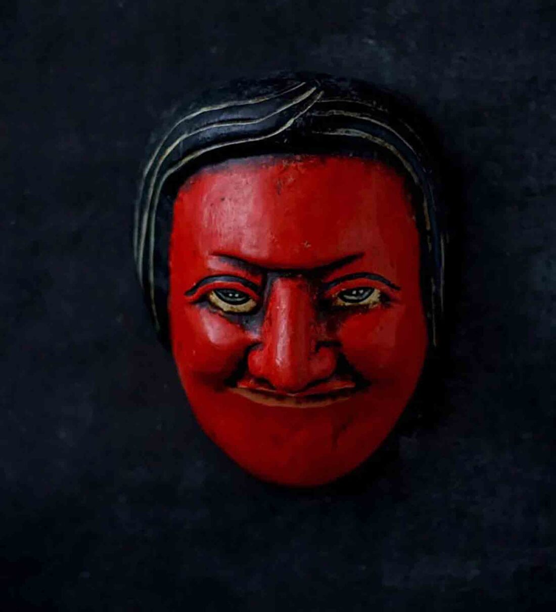 Buy Red Wooden Supreme Himalayan Wall Mask at 100% OFF by Yellow ...