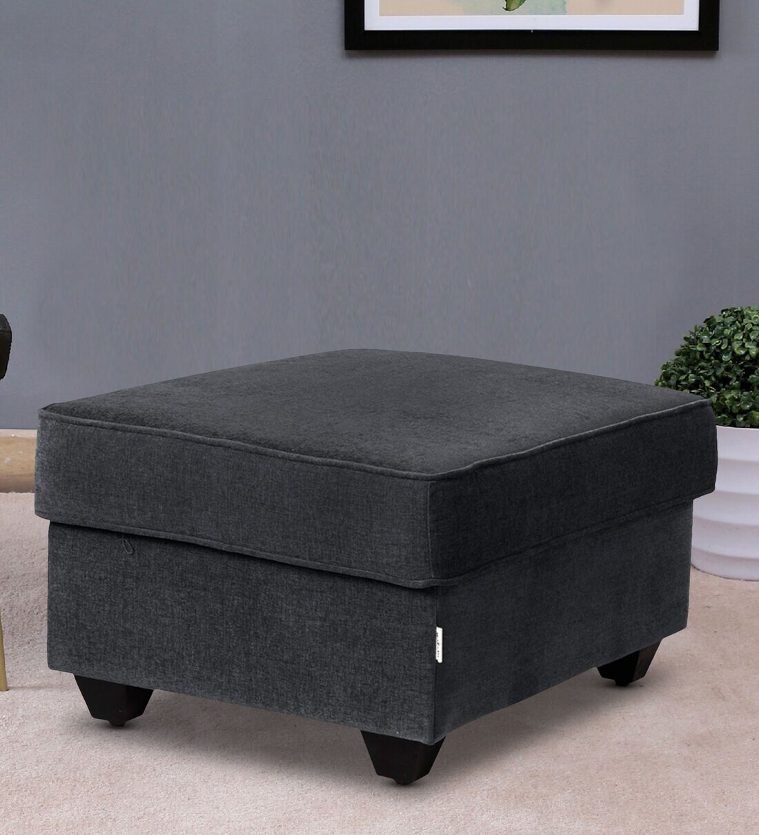 Buy Napper Fabric Ottoman in Smoke Grey Colour at 22% OFF by Wakefit ...