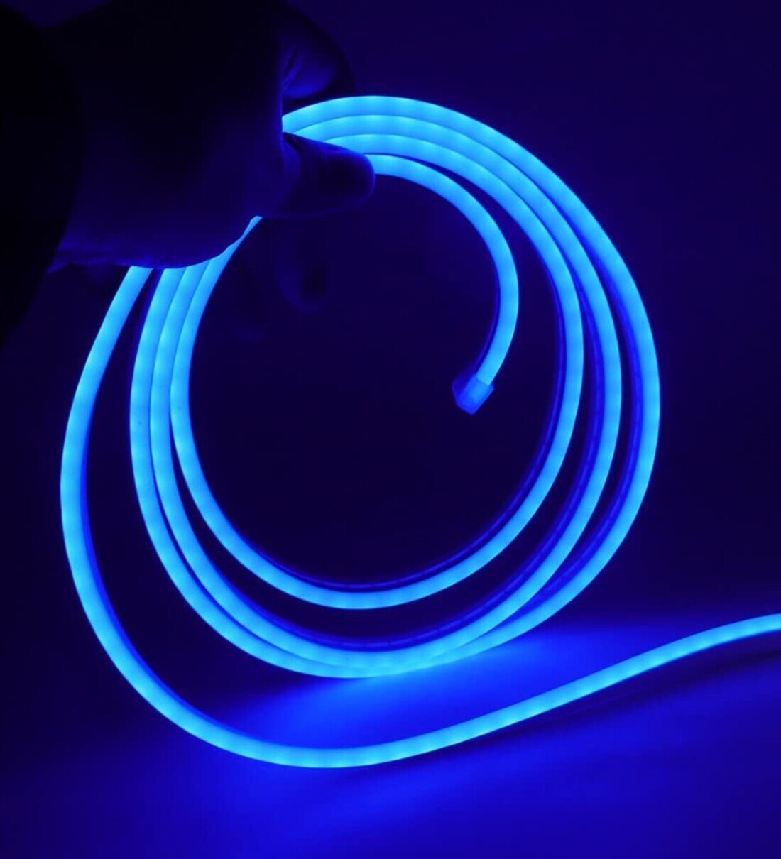Buy Neon Blue 5 Mtr (With 12 Volts Adapter) Strip Light at 100% OFF by ...