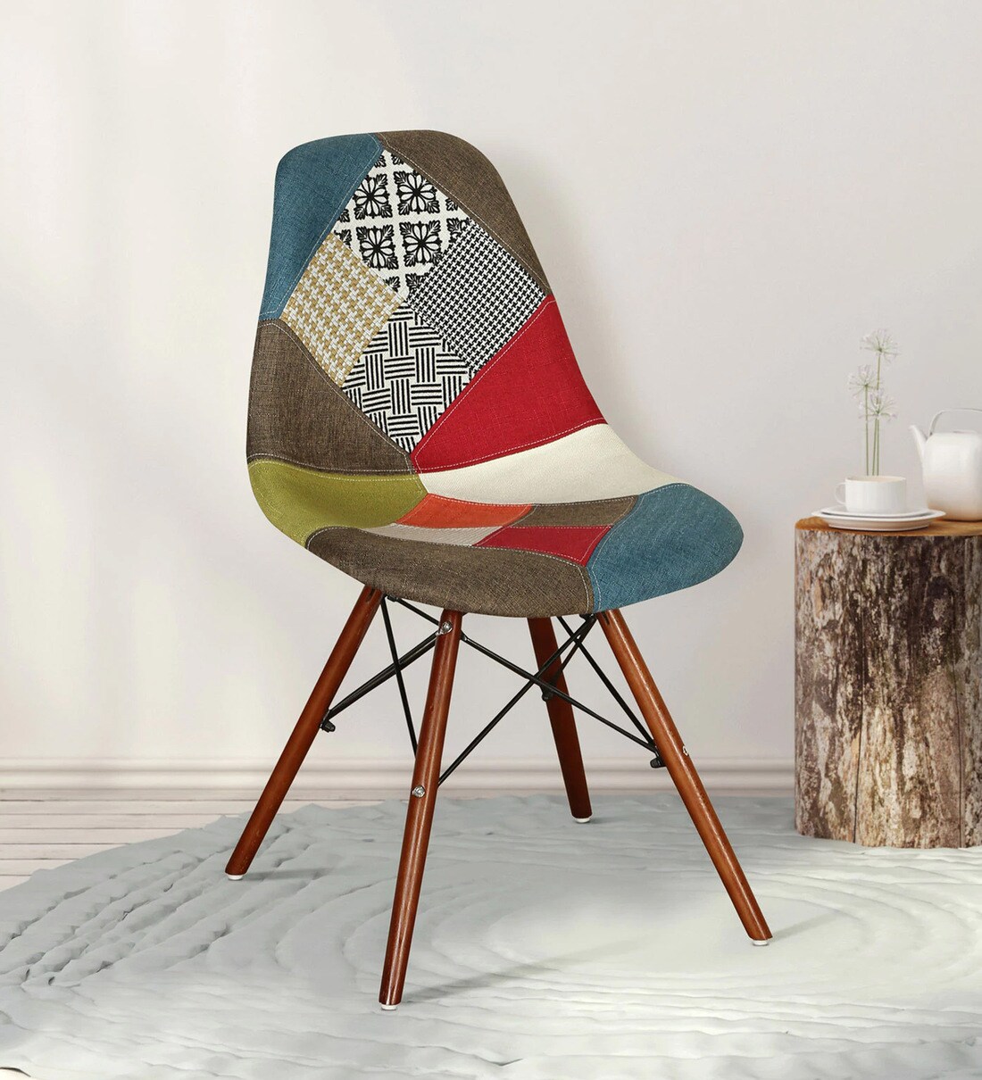 Buy Wadud Fabric Iconic Chair in Multicolour at 14% OFF by Bohemiana ...