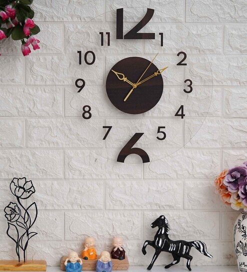 Buy Numerical Acrylic Wall Clock by The Next Decor Online - Modern Wall ...