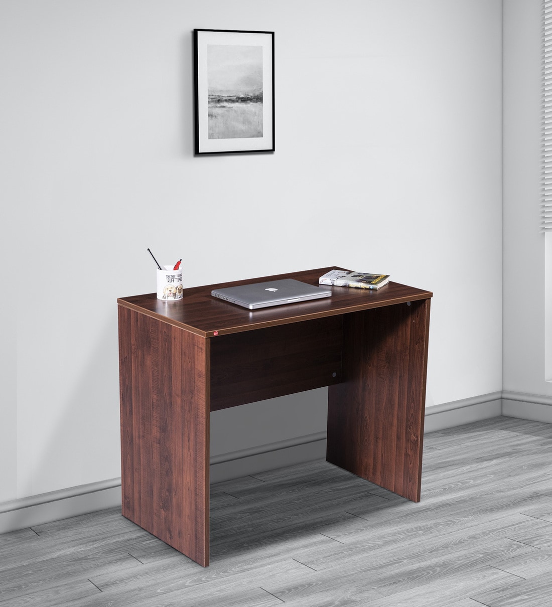 Buy Writing Table in Walnut Finish at 40% OFF by Eros | Pepperfry